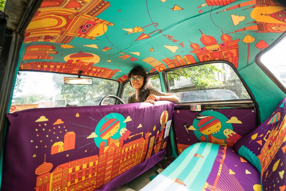 Colorful Cabs: Taxi Fabric Project is a New Form of Urban Art | Urbanist