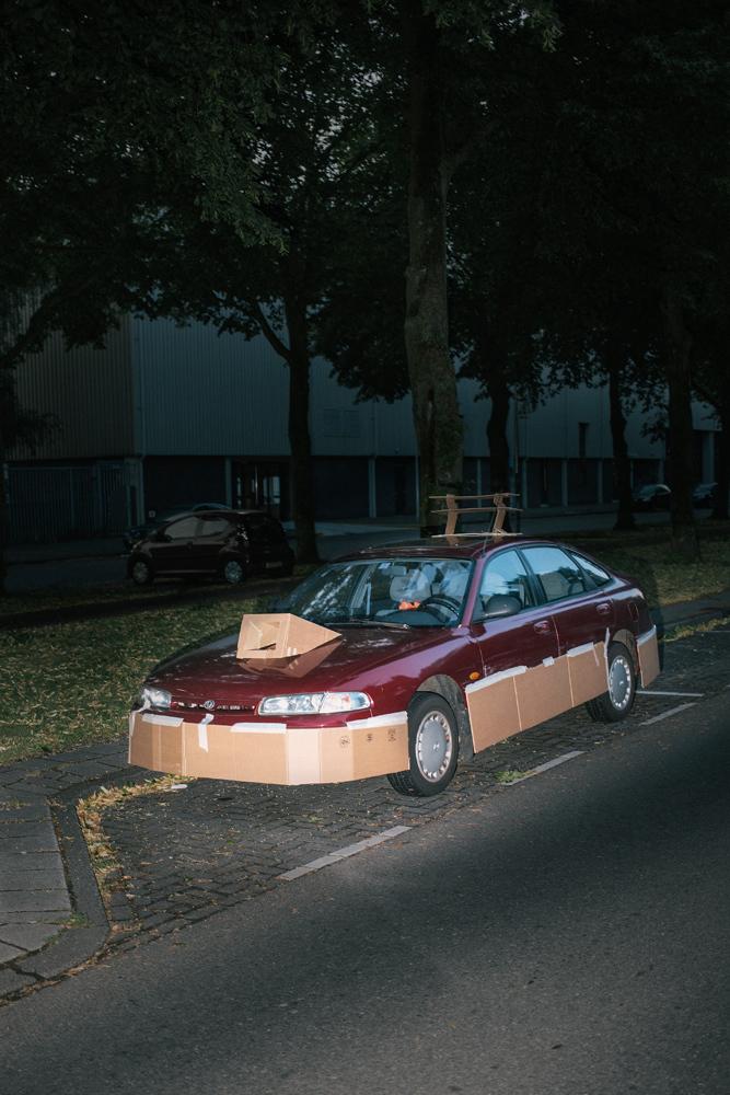 Pimp My Cardboard: Strangers’ Cars Customized Overnight - WebUrbanist