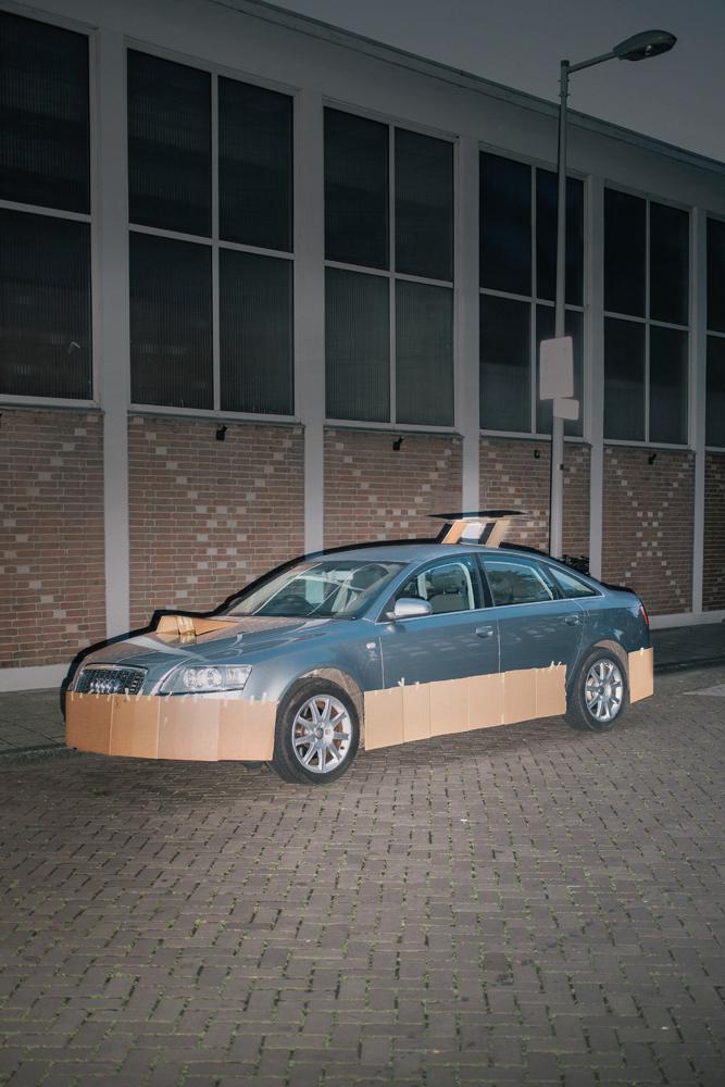 Pimp My Cardboard: Strangers’ Cars Customized Overnight - WebUrbanist