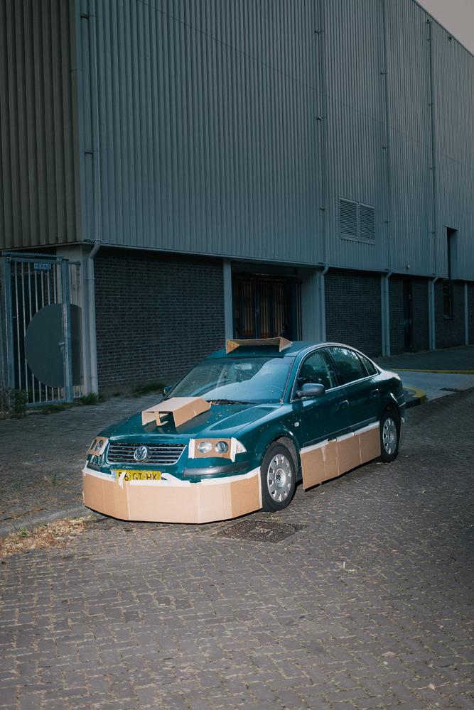 Pimp My Cardboard: Strangers’ Cars Customized Overnight - WebUrbanist