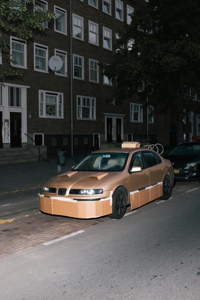 Pimp My Cardboard: Strangers’ Cars Customized Overnight - WebUrbanist