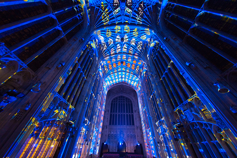 A Chapel in Space: Images Projected onto King’s College Ceiling ...