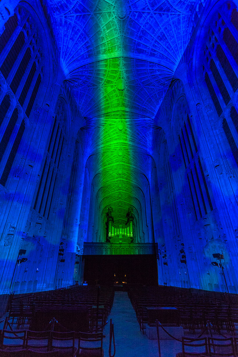 A Chapel in Space: Images Projected onto King’s College Ceiling ...