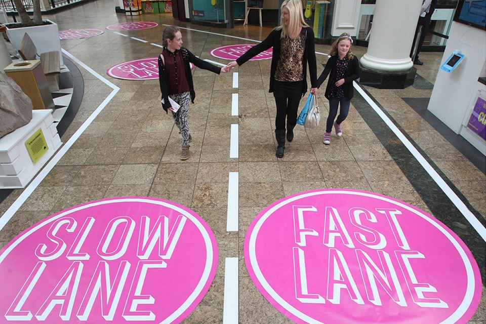 Fast Track: New High-Speed Pedestrian Lanes Live in Liverpool - WebUrbanist