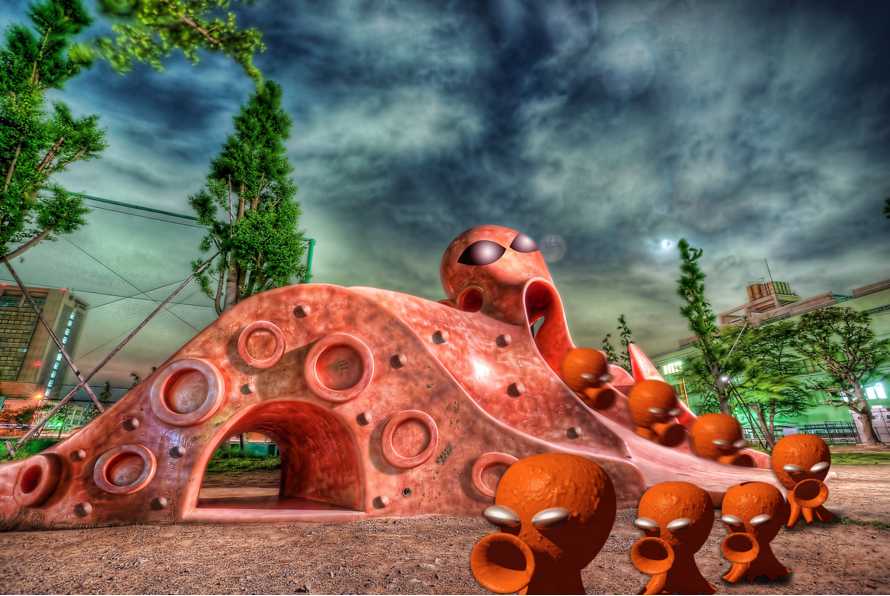 Suckers! Japan’s Ubiquitous Octopus Playground Slides | Urbanist