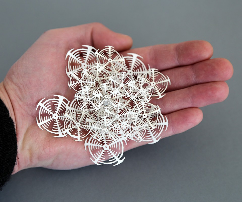 Magic Circle: Laser-Cut Paper Sculptures Inspired by Nature - WebUrbanist