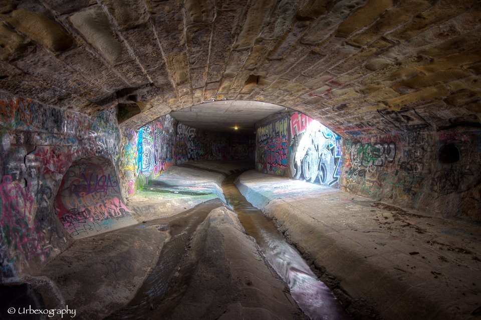 Hobart Rivulet: Doll Heads Adorn Pillars in Tasmanian Tunnels | Urbanist