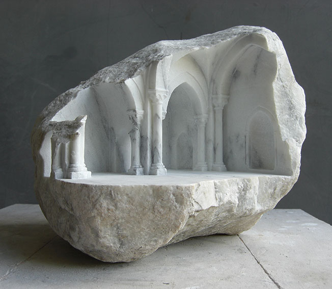 Architectural Geodes: Subtractive Sculptor Carves Ornate Spaces ...