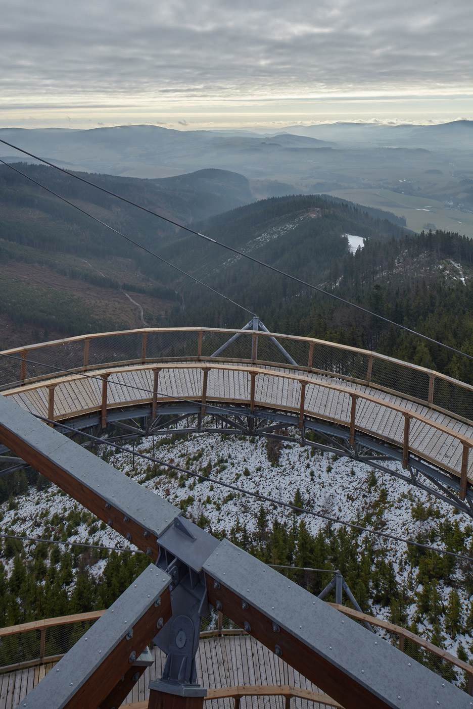 Mountaintop Viewing Walkway Culminates in 300-Foot-Long Slide | Urbanist