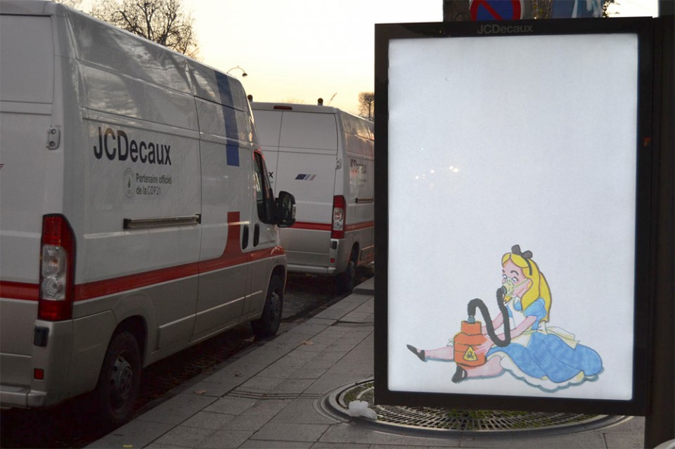 Brandalism: 600 Fake Ads Call Out Climate Conference Sponsors - WebUrbanist