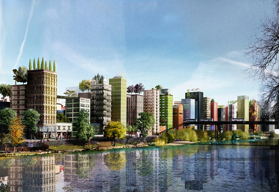 Skywalking Stockholm: Bridged Green-Roof Parks to Span Downtown ...