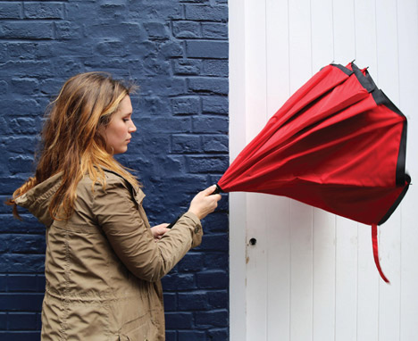 Inverted Umbrella: Drip-Free Design Turns Canopy Inside Out | Urbanist