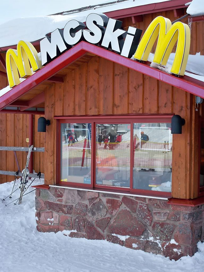 McSki: Lovin’ It at a Ski-Through McDonalds in Sweden | Urbanist