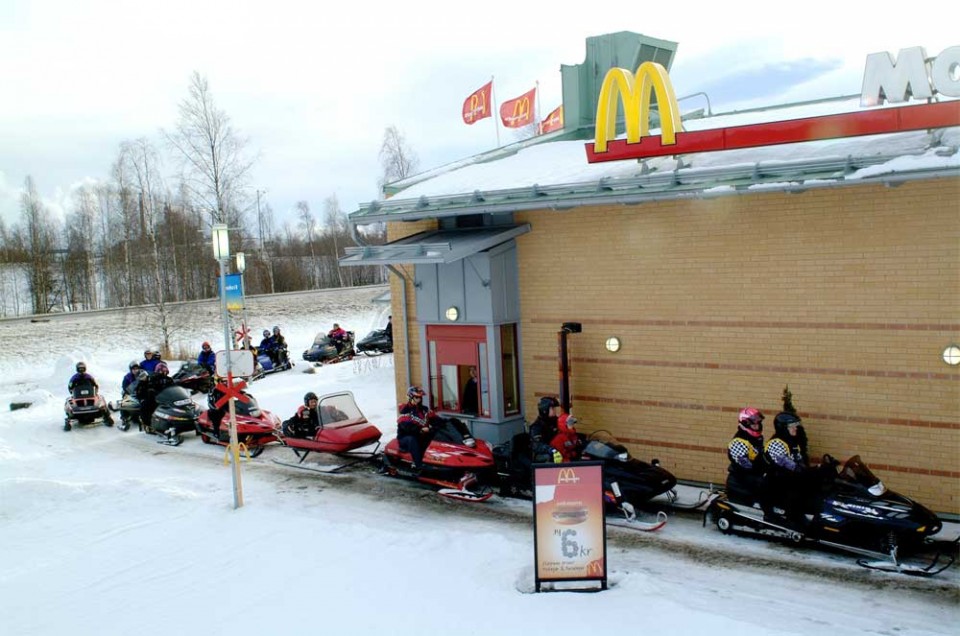 McSki: Lovin’ It at a Ski-Through McDonalds in Sweden | Urbanist