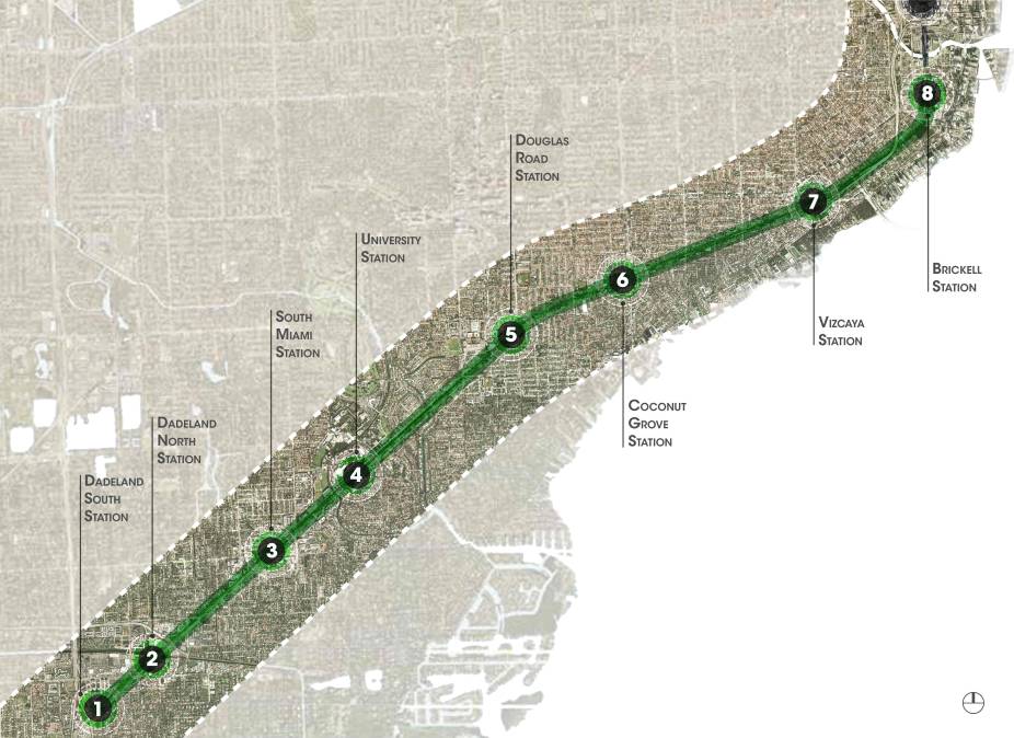 Underline: 10-Mile Park to Trace Path of Elevated Rail in Miami ...