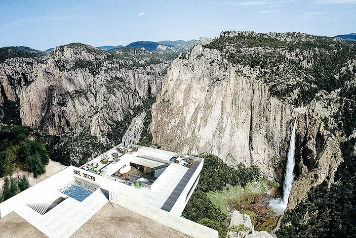 Cliffside Dangler: Glass-Floored Copper Canyon Cocktail Bar | Urbanist