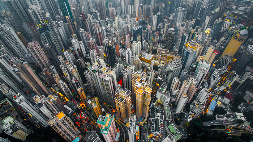 Urban Jungle: Dizzying Drone Photos of Hong Kong from Above - WebUrbanist