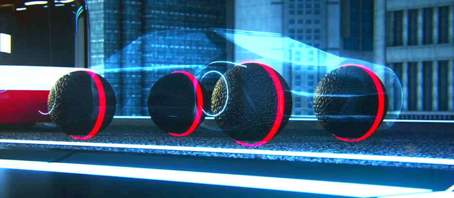 Spherical Tires: Magnetic Levitation for Driverless Vehicles | Urbanist