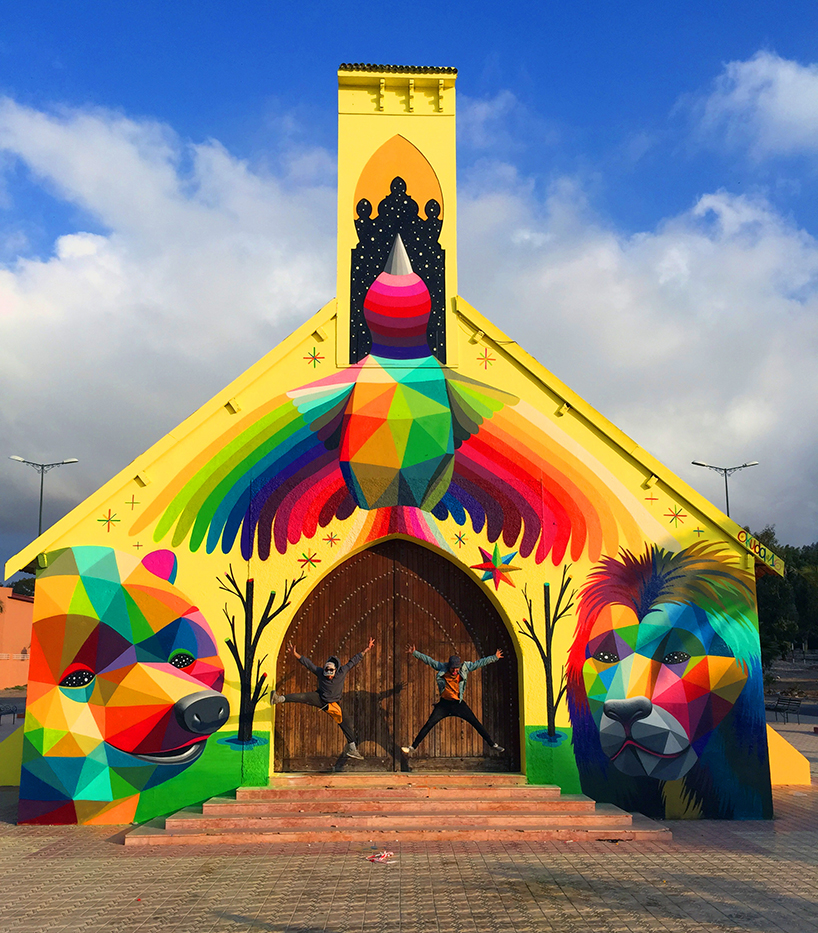 In Praise of Art: Abandoned Church Colorfully Transformed by Okuda ...