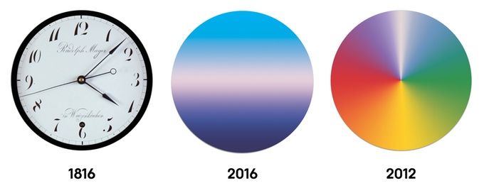 Colorful 24-Hour & 365-Day Clocks Tell Time in Hues & Seasons - WebUrbanist