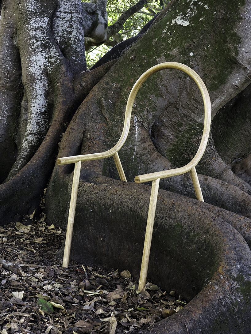 Bottomless Anti-Chair: Crafty Bentwood Form Frames Other Seats | Urbanist