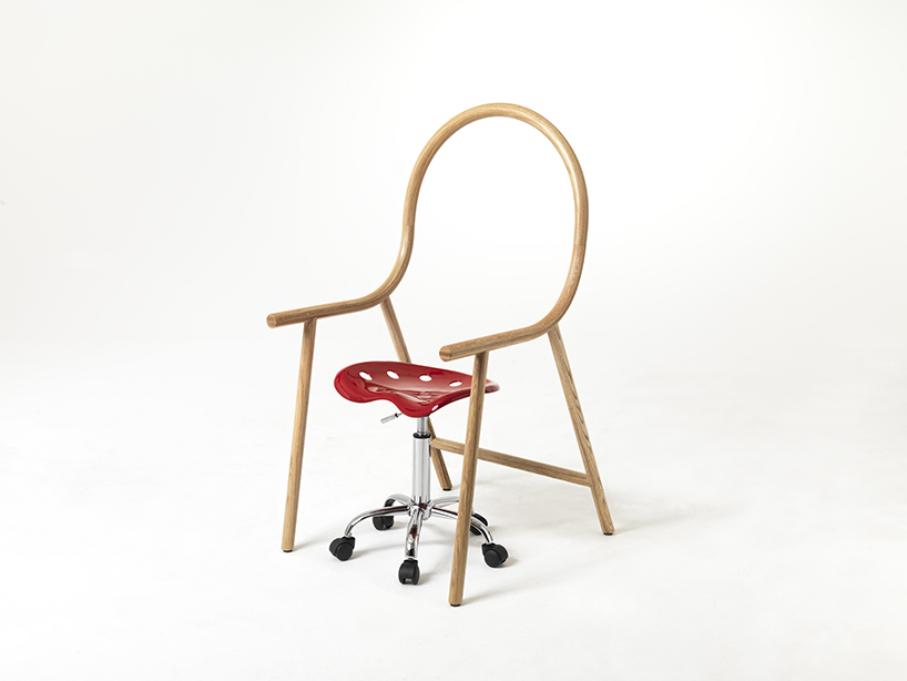 Bottomless Anti-Chair: Crafty Bentwood Form Frames Other Seats | Urbanist