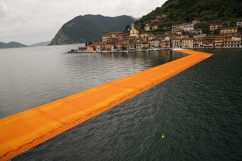 Walk on Water: Christo Unfurls 1 Million Square Feet of Golden Cloth ...