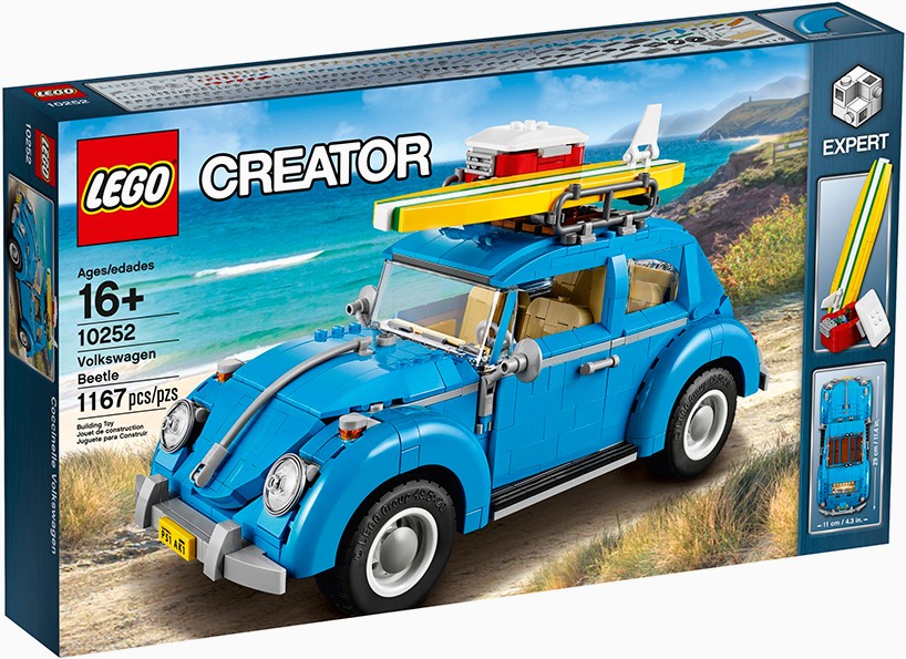 Build-A-Bug: Mini VW Beetle Model Made of LEGO Blocks | Urbanist