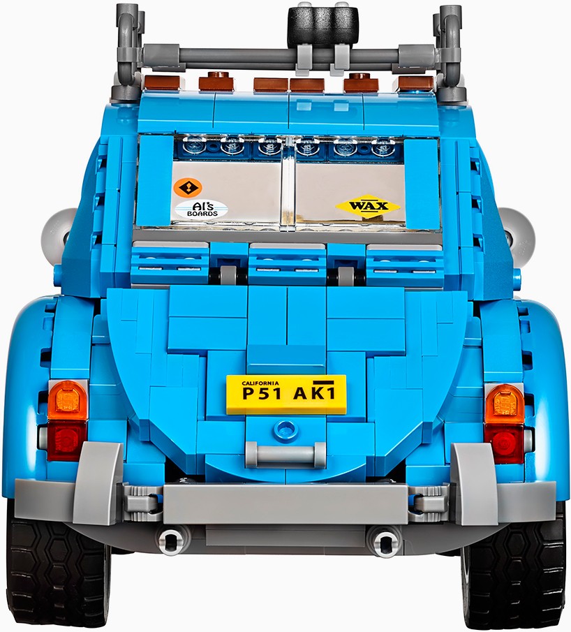 Build-A-Bug: Mini VW Beetle Model Made of LEGO Blocks - WebUrbanist