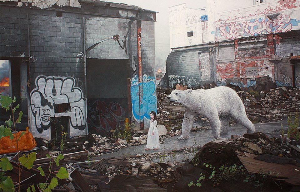 Urban Fairytales: Hyperrealistic Paintings of Kids Exploring the City ...