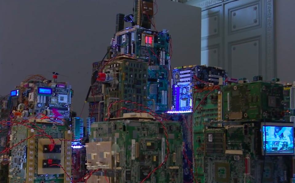 Nemesis Machine: Cybernetic Cityscape Visualizes Surveillance Data ...