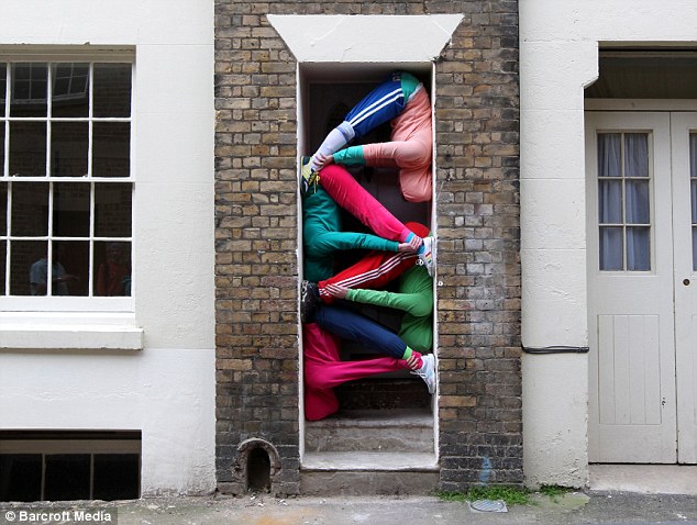 Living Street Art: Contorted Human Bodies in Urban Spaces | Urbanist