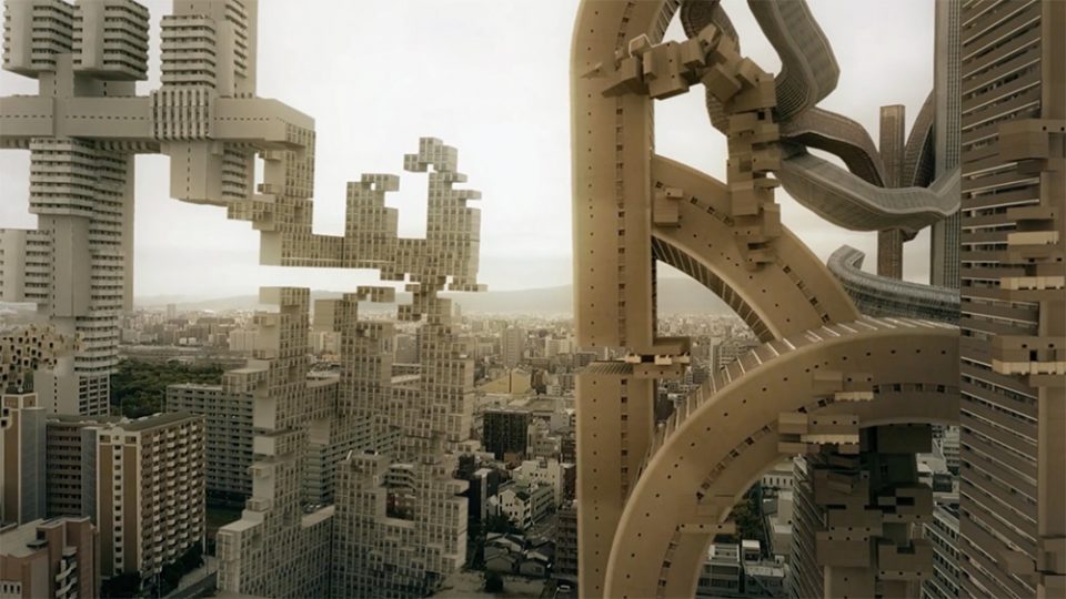 Spatial Bodies: Warped Architecture Bends & Twists Osaka Skyline ...