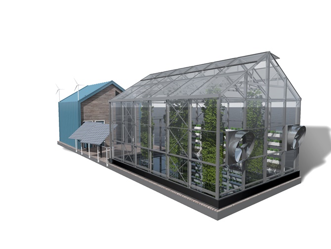 Floating Greenhouse: Mobile Barge to Grow Food & Cruise Danube | Urbanist