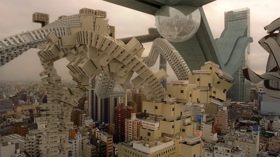 Spatial Bodies: Warped Architecture Bends & Twists Osaka Skyline ...