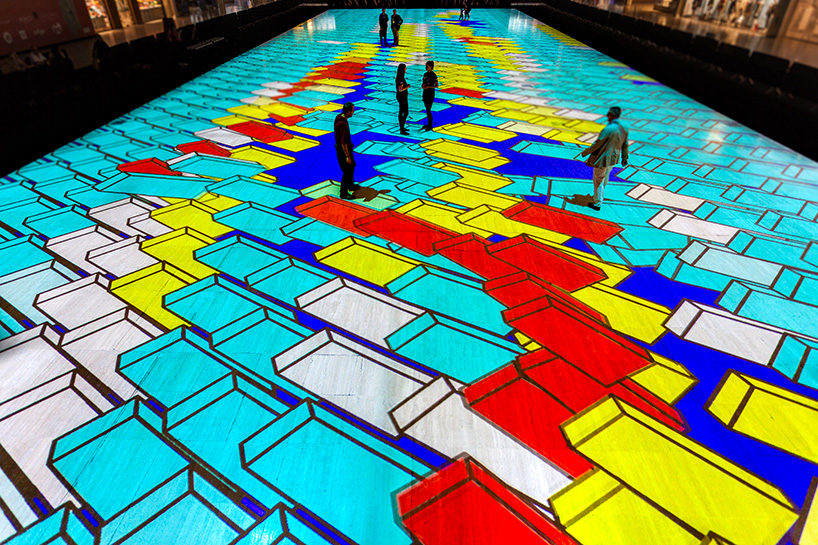 Kaleidoscopic Carpet: Interactive Art Projection Unravels in Realtime ...