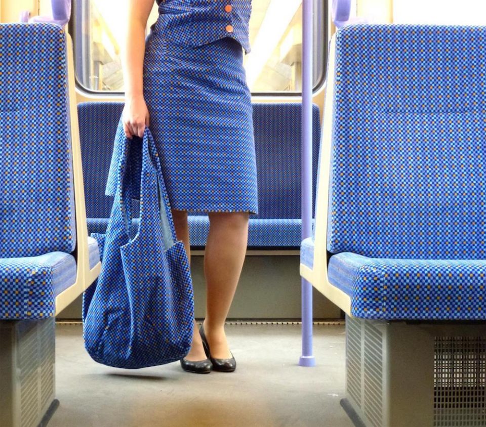 Urban Camo: Bus & Train Fabrics Turned into Wearable Textiles - WebUrbanist