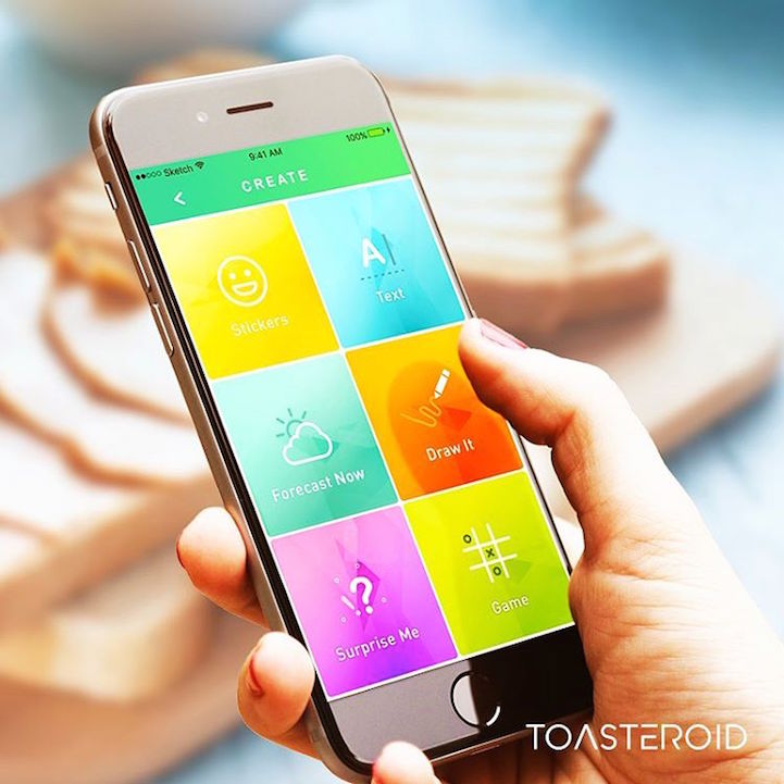 Toasteroid: Print Your Own Custom Toast Design With This App - WebUrbanist
