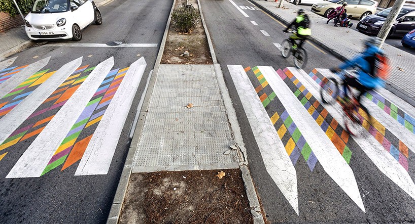 Creative Crosswalks: Artist Adds Color to Brighten Crossings for ...