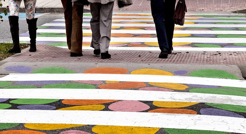 Creative Crosswalks: Artist Adds Color to Brighten Crossings for ...