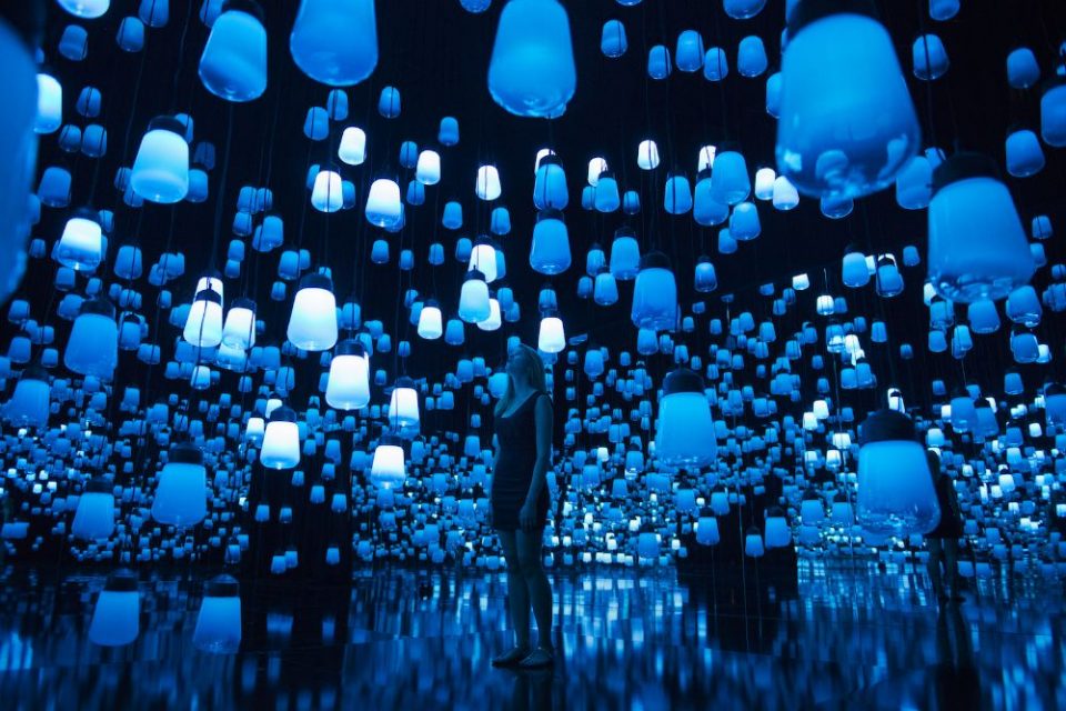 Forest of Resonating Lamps: Brilliant Interactive Illuminated ...