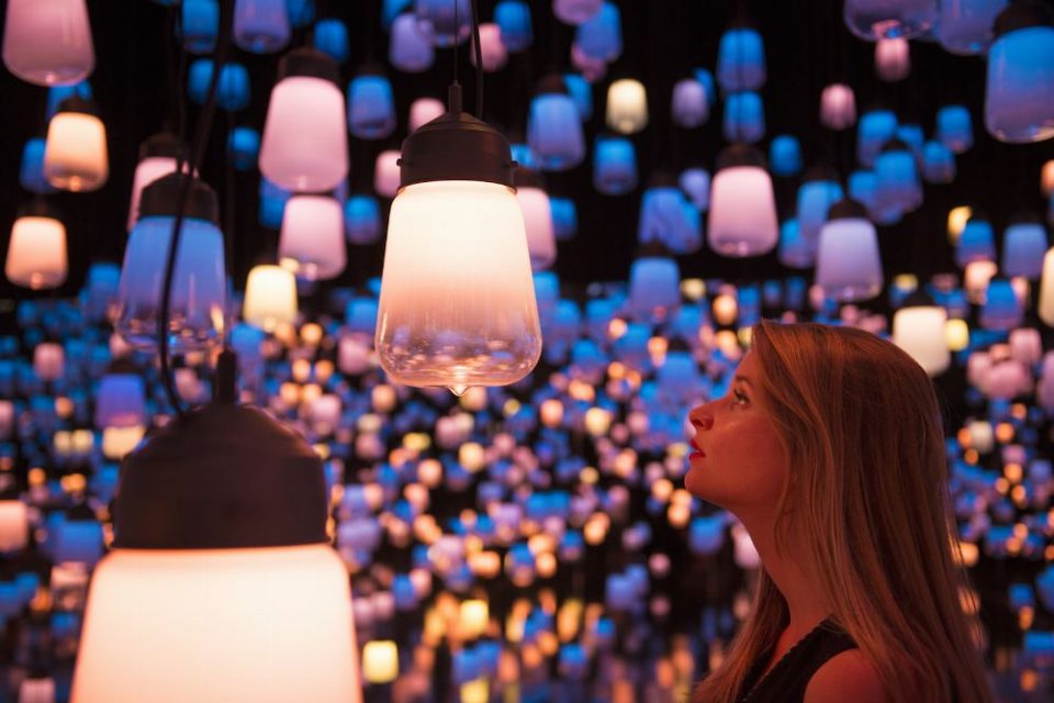 Forest of Resonating Lamps: Brilliant Interactive Illuminated ...