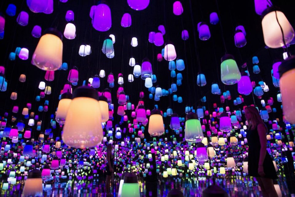 Forest of Resonating Lamps: Brilliant Interactive Illuminated ...