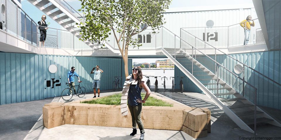 Urban Rigger: Floating Student Housing Made of Shipping Containers ...