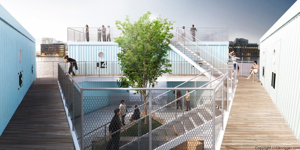Urban Rigger: Floating Student Housing Made of Shipping Containers ...