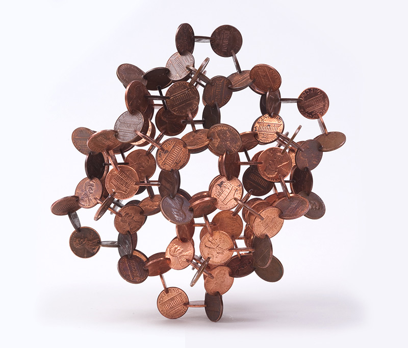 Creative Currency: 33 Sculptural Works of Art Made From Coins - WebUrbanist