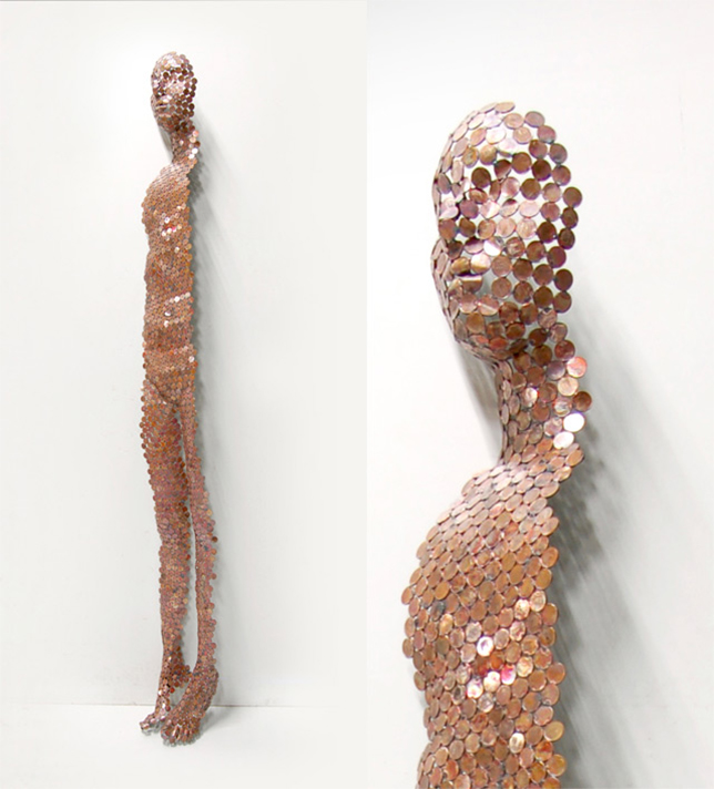 Creative Currency: 33 Sculptural Works of Art Made From Coins | Urbanist