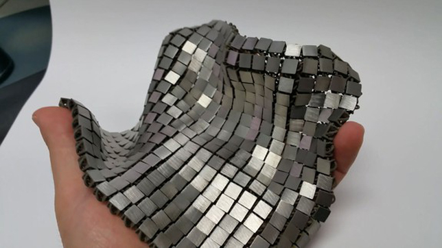 Chain Mail for Space: NASA’s 4D-Printed Metal Fabric Deflects Debris ...