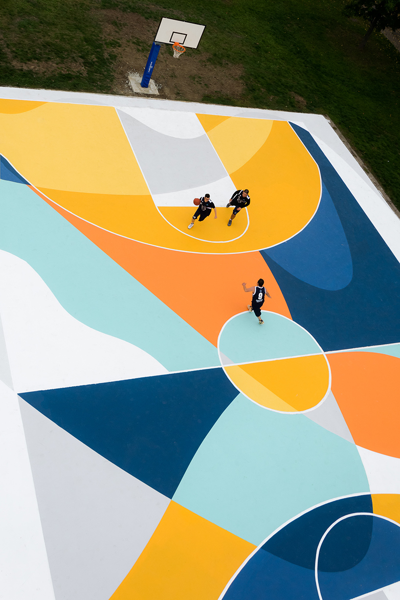 Nothin’ But Net: 12 Slam Dunk Artistic Basketball Court Designs ...