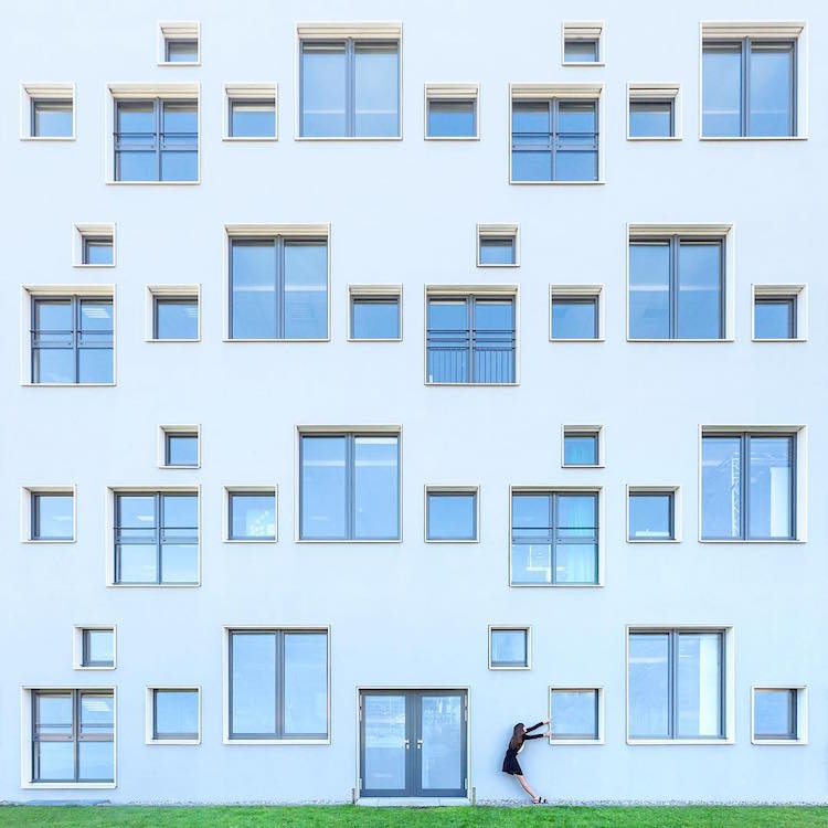 Buildings as Backdrops: Playful Photography Humanizes Built ...